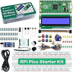 Amazon.com: LAFVIN Basic Starter Kit for Raspberry Pi Pico,LCD1602,SG90 with Tutorail : Electronics