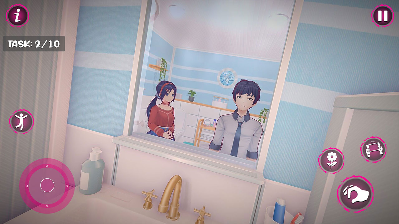 Miside Anime School Girlfriend Game Simulator 3D: Miside Sakura School ...