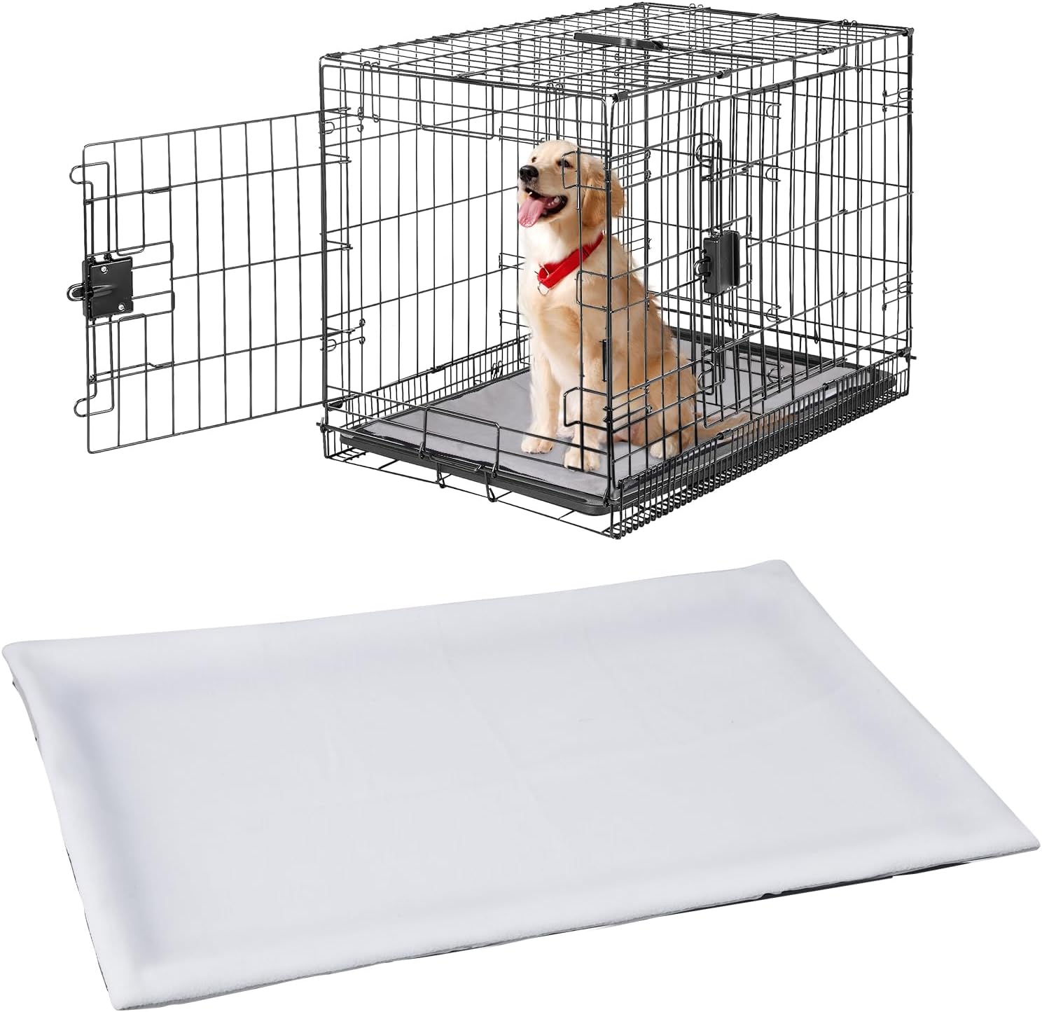 Amazon.com : YeeBeny Dog Crate Pan Cover, Dog Crate Liner for Pets Dog ...