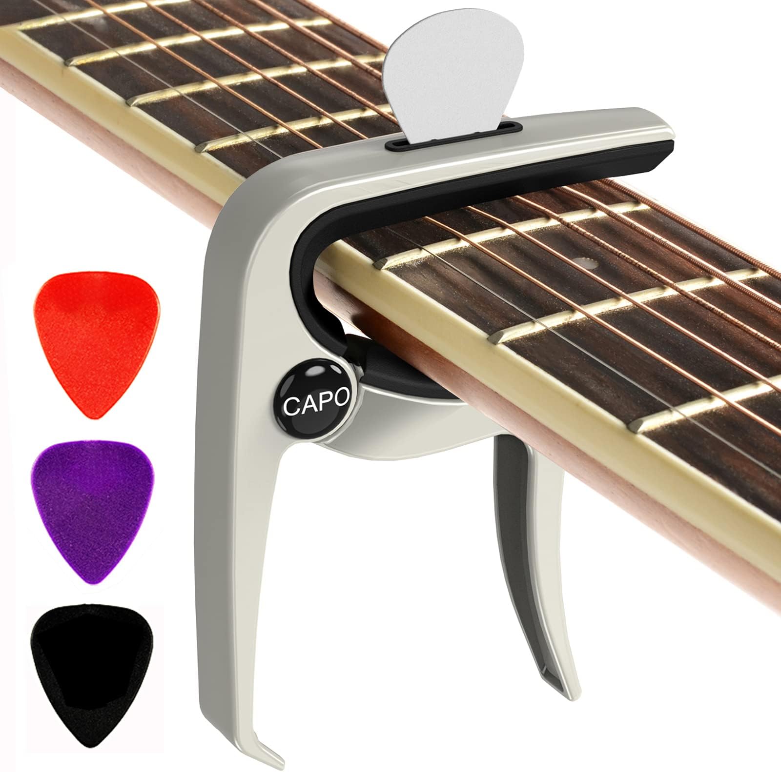 Amazon.com: GUITARX X Capo for Acoustic Guitar, Electric Guitar Capo ...