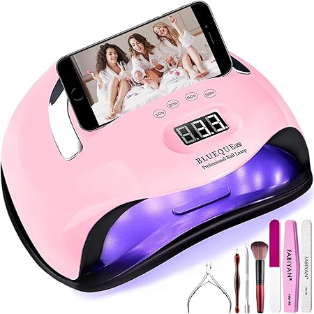 Amazon.com : UV LED Nail Lamp, NAILGIRLS 168W Fast UV Light for Nails ...