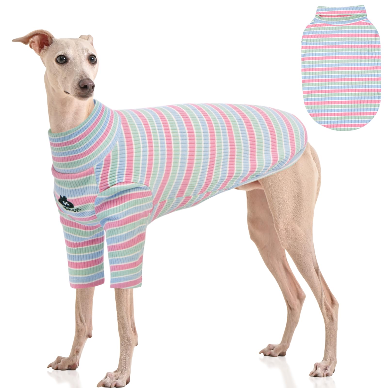 Amazon.com : FUAMEY Dog Stripe Shirt for Large Dogs,Dog Pullover ...