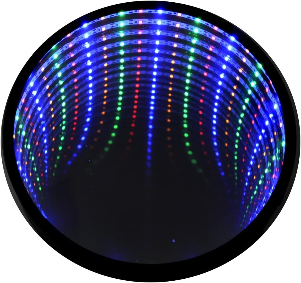 Round Infinity Tunnel Light and Mirror : Amazon.co.uk: Lighting