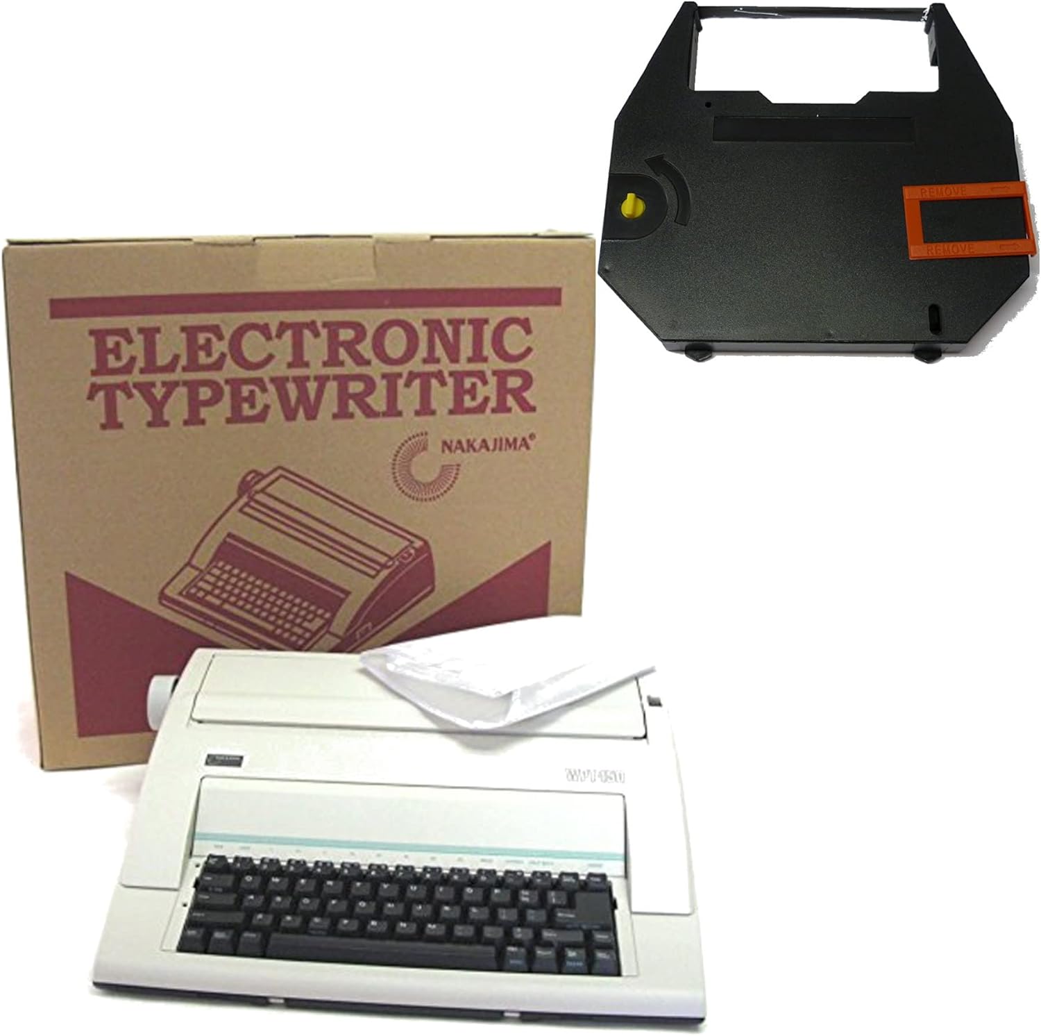 Nakajima WPT-150 Portable Electronic Typewriter Bundle with Correct ...