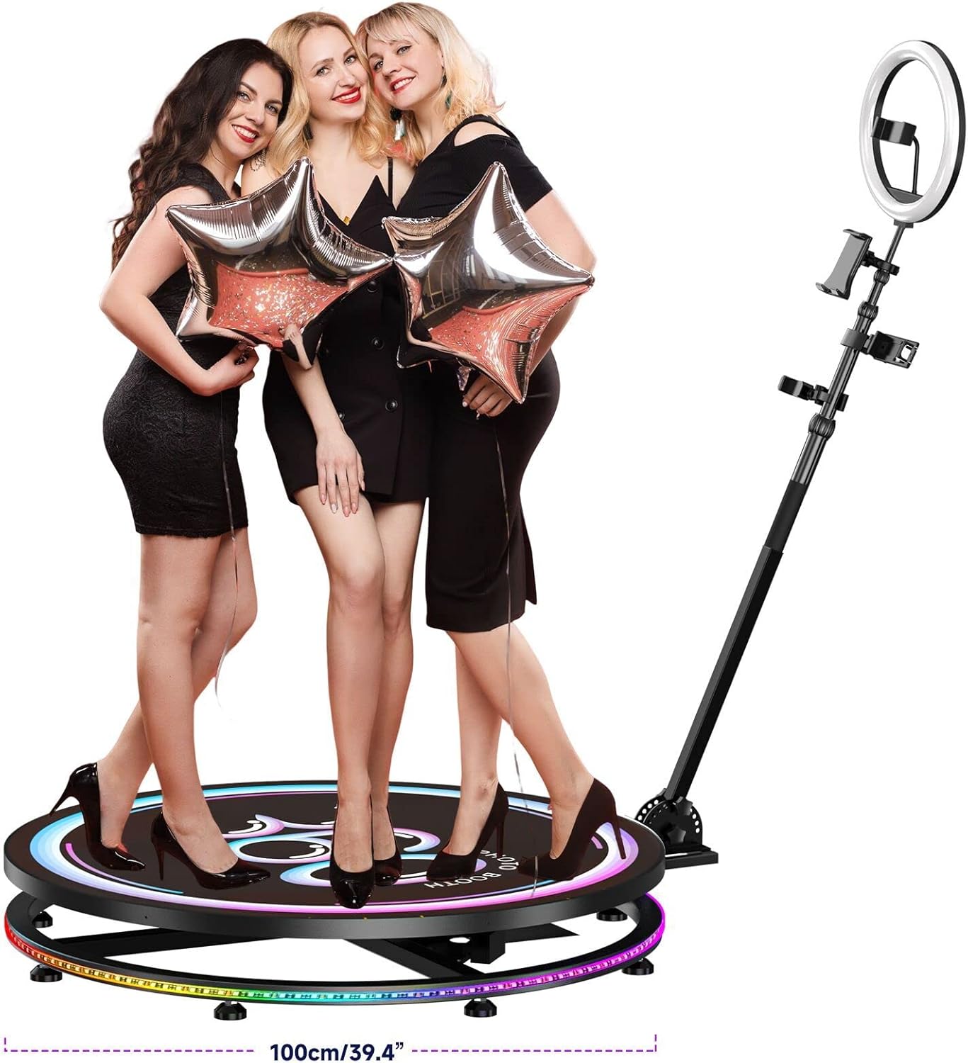 Amazon.com : 360 Photo Booth Machine with Software APP Remote Control ...