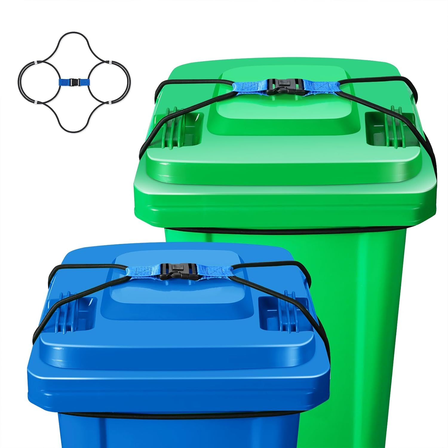 Amazon.com: Foxmox Trash Can Lock for Animals,Garbage Can Lid Locks for ...