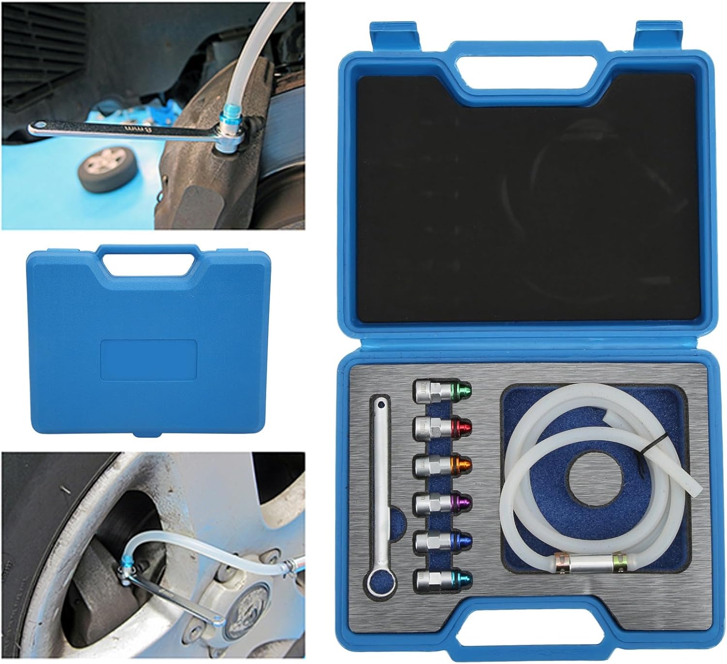 Brake Bleeder Wrench Kit with 6 Adapters, Metal Nepal | Ubuy