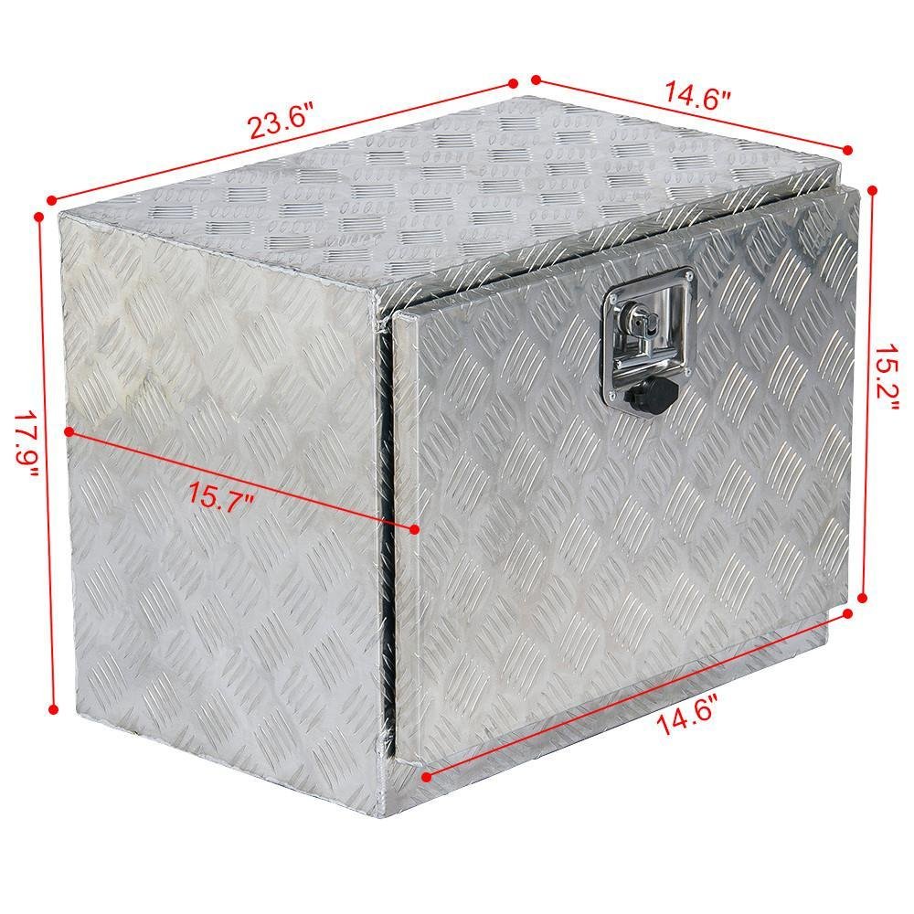 Buy YAHEETECH 24 inch Heavy Duty Aluminum Truck Tool Box Organizer ...