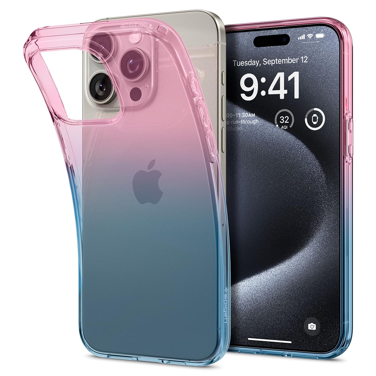 Spigen Liquid Crystal Back Cover Case Compatible with iPhone 15 Pro ...