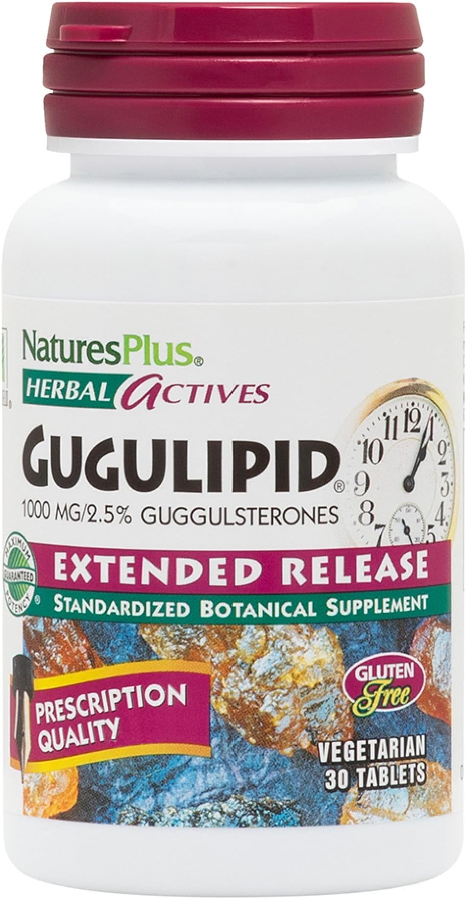 Amazon.com: NaturesPlus Herbal Actives Gugulipid - 30 Extended-Release ...