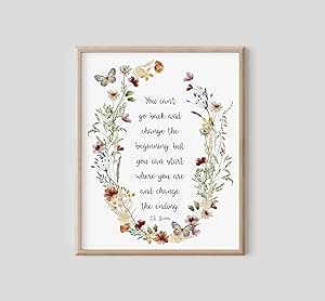 Amazon.com: CS Lewis Quote, Inspirational Wall Art, Motivational Poster ...