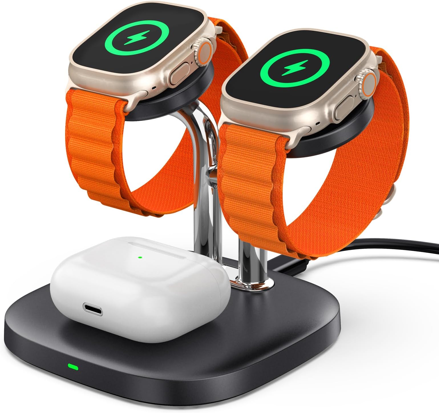Amazon.com: SwanScout Dual Watch Charger Stand for Apple Watch, 3 in 1 ...