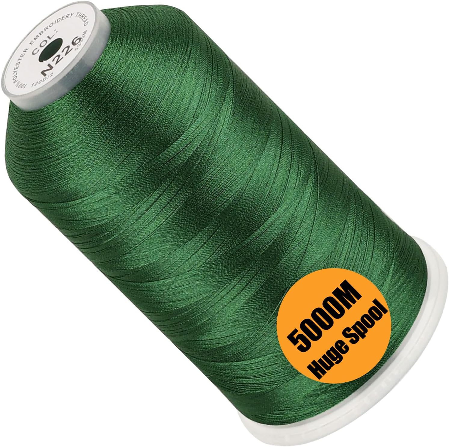 Amazon.com: New brothread - Single Huge Spool 5000M Each Polyester ...