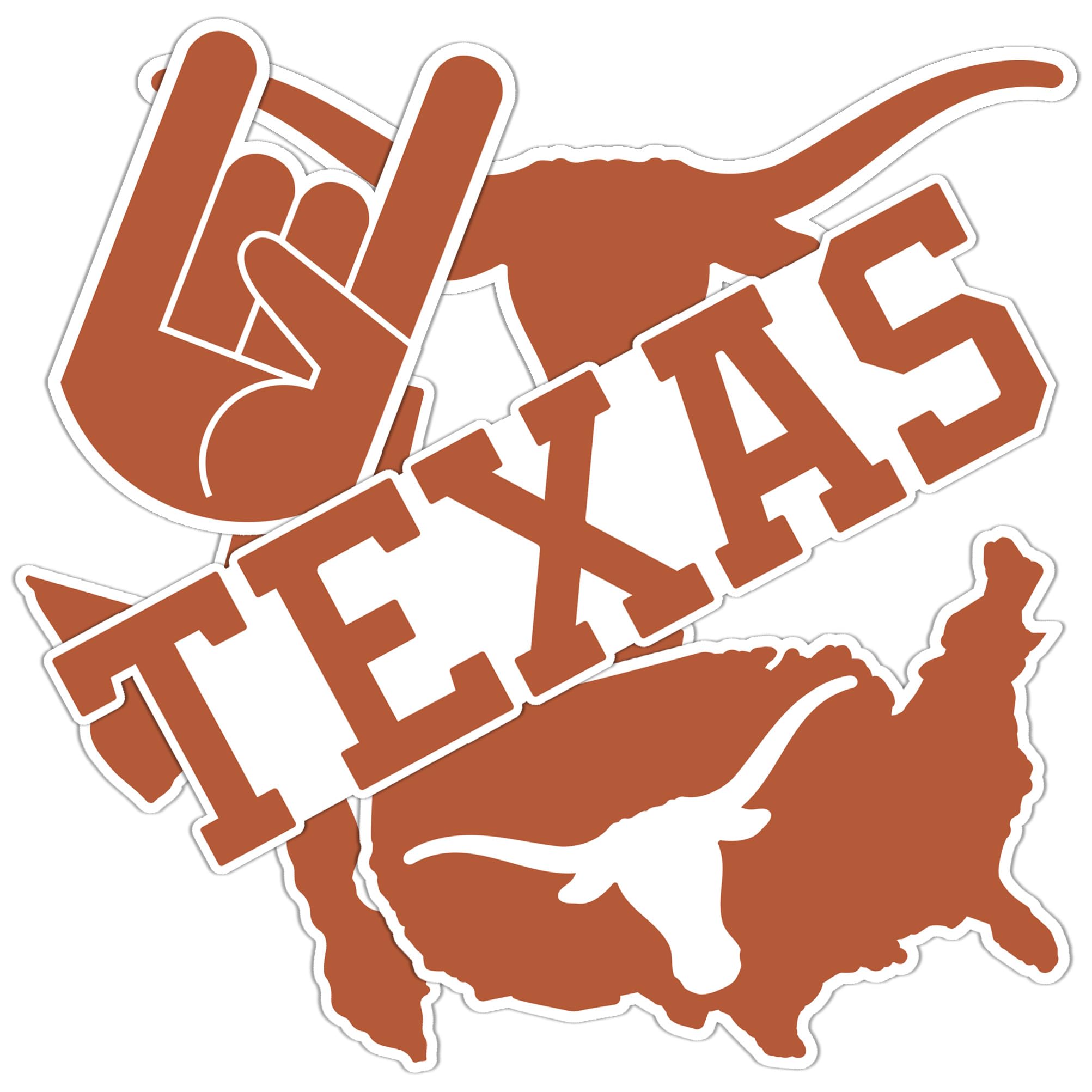 Amazon.com: Desert Cactus University of Texas Sticker Longhorns UT ...