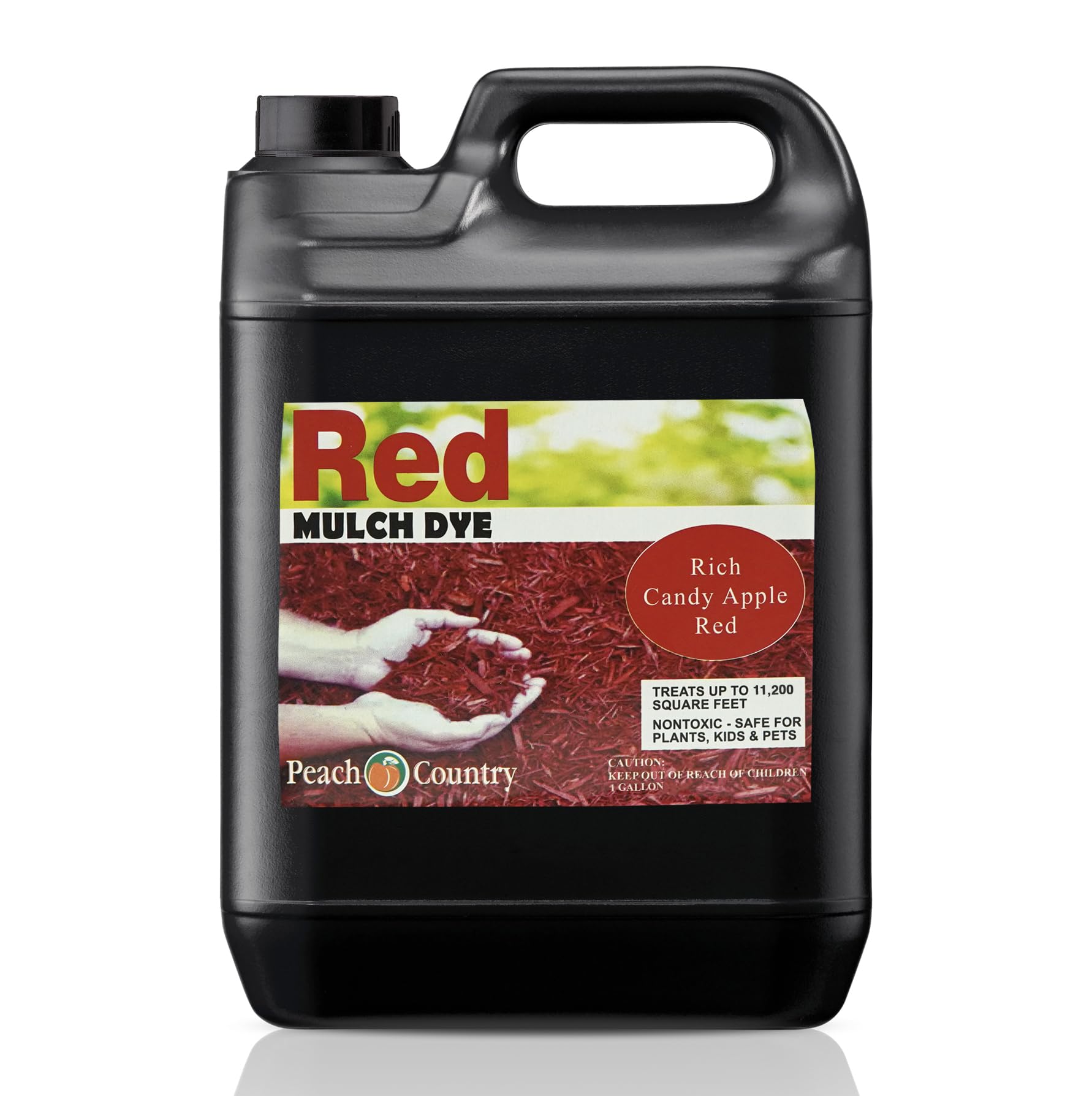 Amazon.com : Peach Country Premium Red Mulch Color Concentrate - 11,200 ...