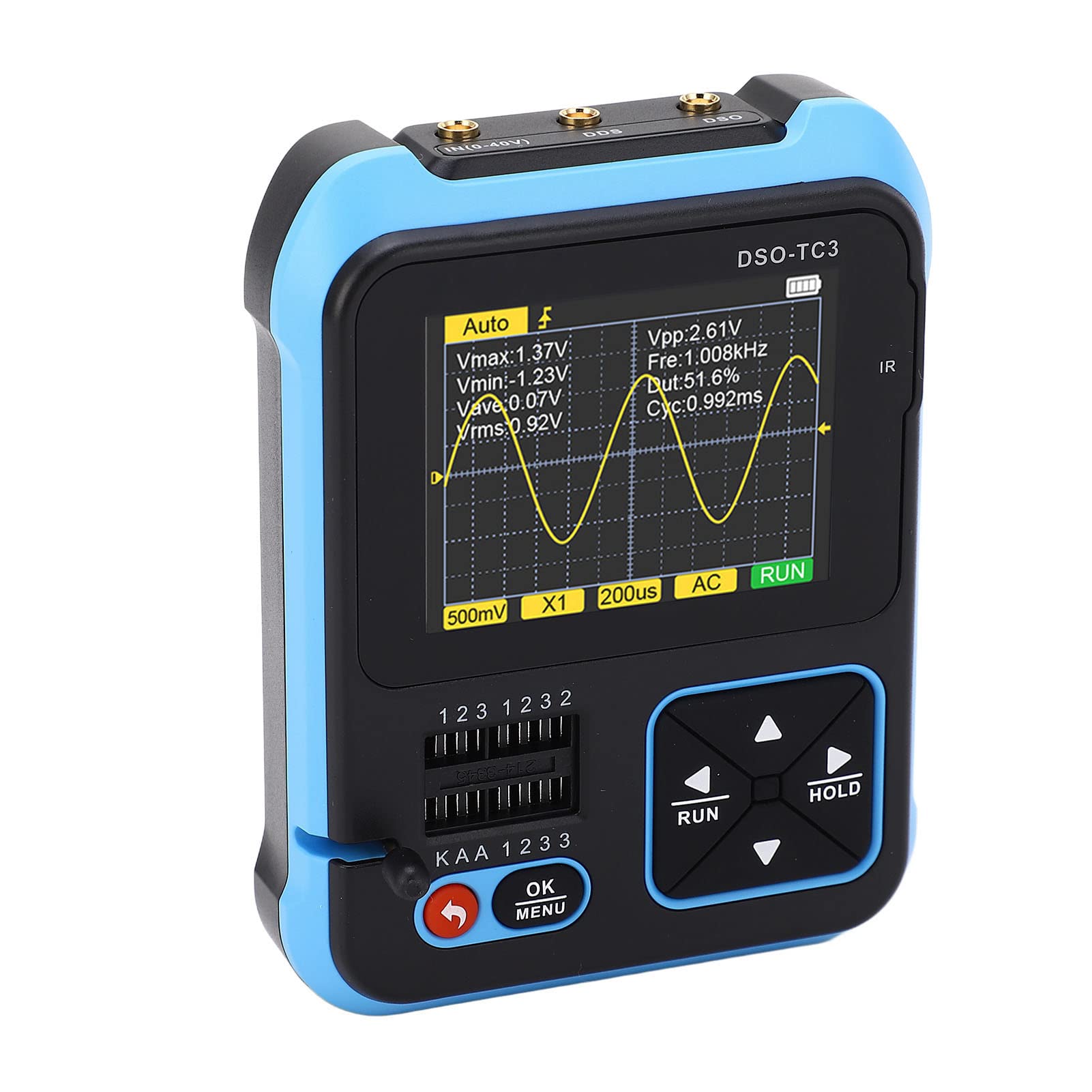 Handheld Digital Oscilloscope, 3 in 1 Mini Digital Oscilloscope ...