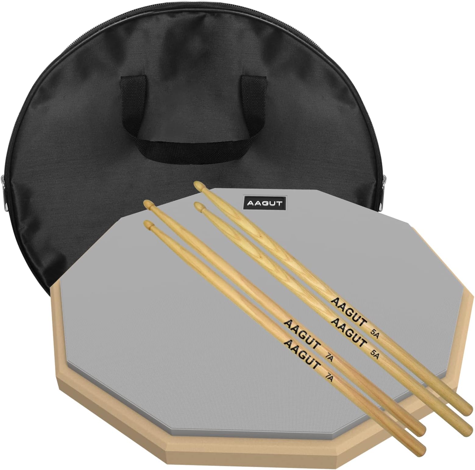 Amazon.com: Drum Practice Pad - Dual-Surface 12 inch Silent Practice ...