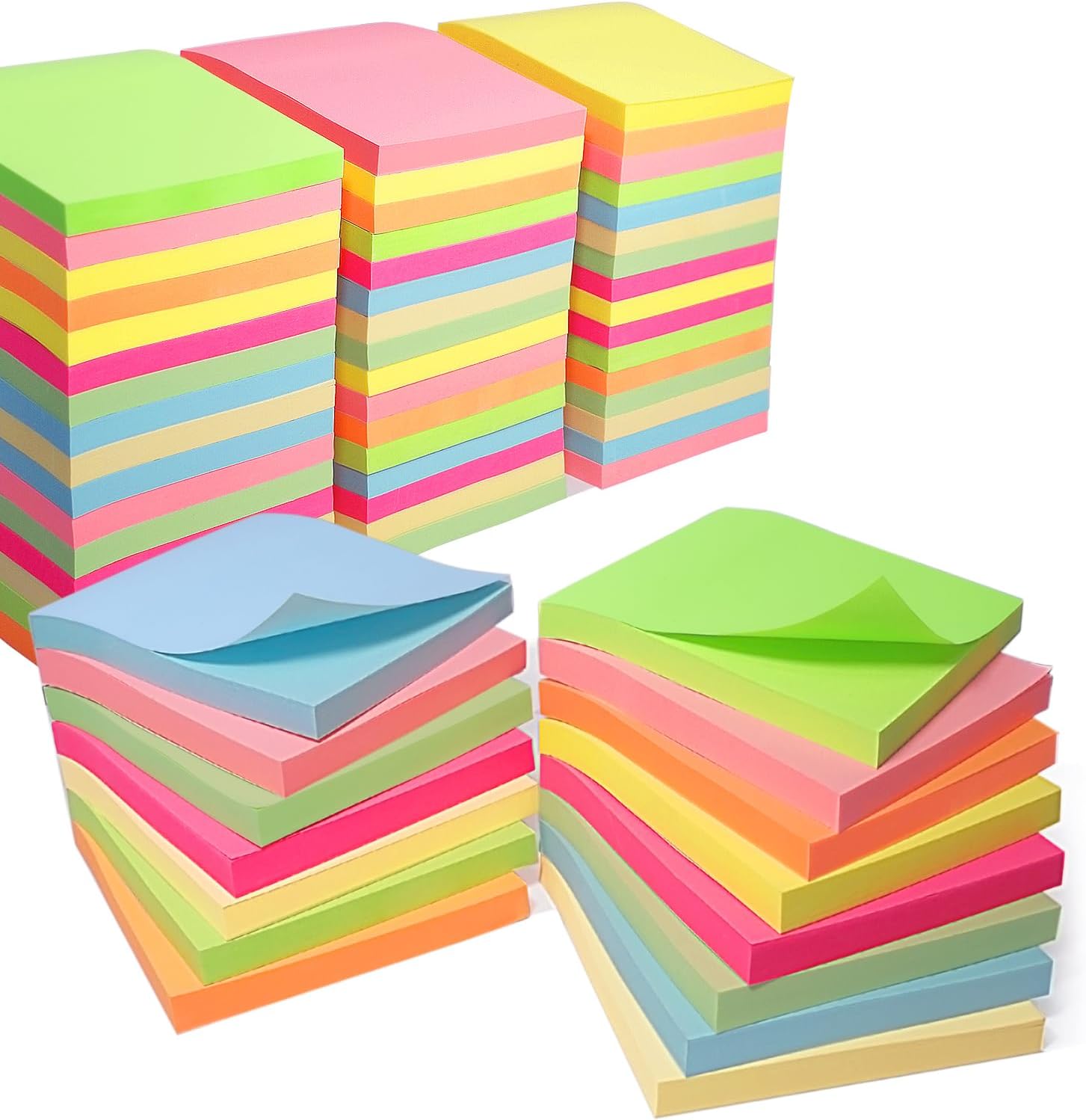 Amazon.com : Office Depot® Brand Sticky Notes, With Storage Tray, 3" x ...