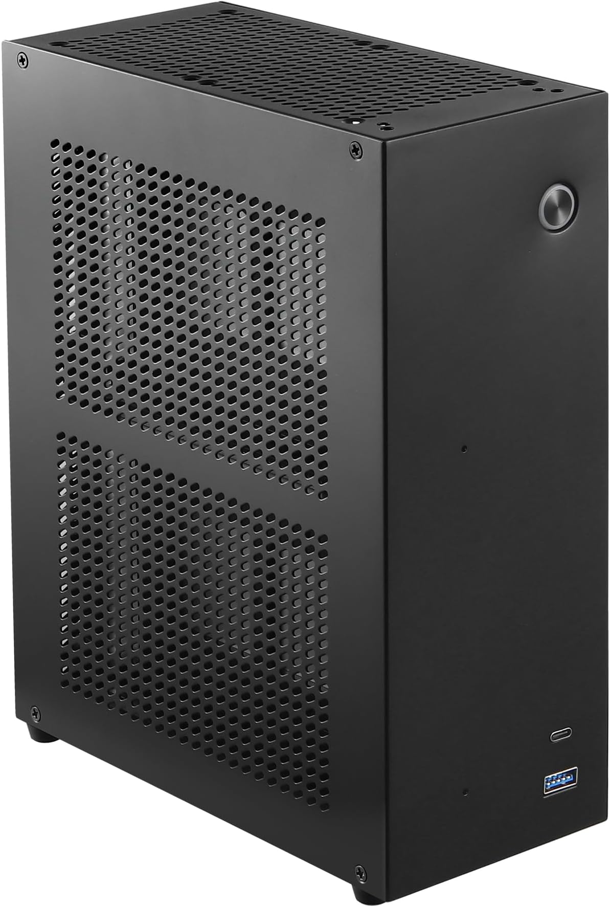 Amazon.co.jp: Mini ITX NASケース、NASネットワークストレージサーバーシャーシ、2ベイエンクロージャー、2 x 3. ...