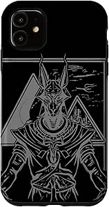 Amazon.com: iPhone 11 Egyptian God Anubis Pyramids Ancient Egypt Mythology Case : Cell Phones ...