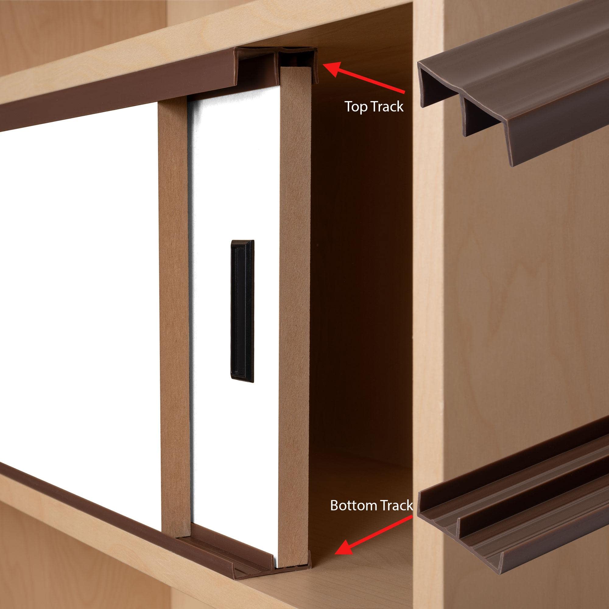 Sliding Cabinet Door Track