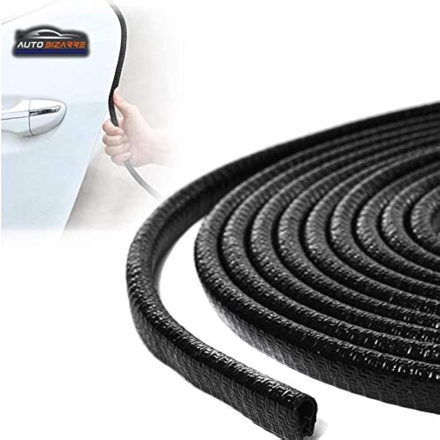Automaze U Shape Edge Trim Rubber Strip Seal Protector Car Door Edge ...