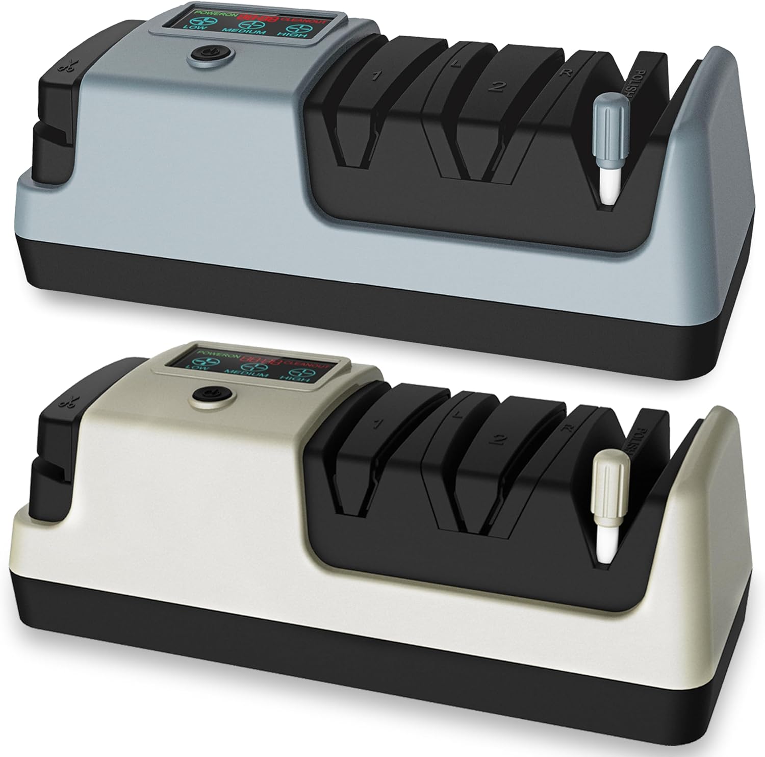 Amazon.com: 2pcs Electric Knife Sharpeners (Grey&Golden)- 5 in 1 Multi ...