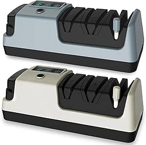 Amazon.com: 2pcs Electric Knife Sharpeners (Grey&Golden)- 5 in 1 Multi-Function Electric Knife ...