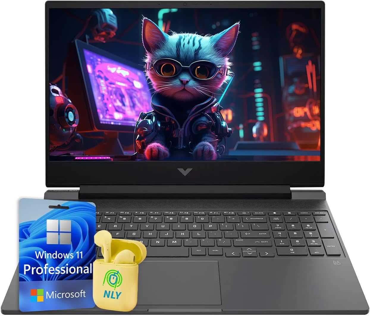 Amazon.com: HP Victus Laptop, 15.6" FHD IPS LED Gaming Laptop, Windows ...