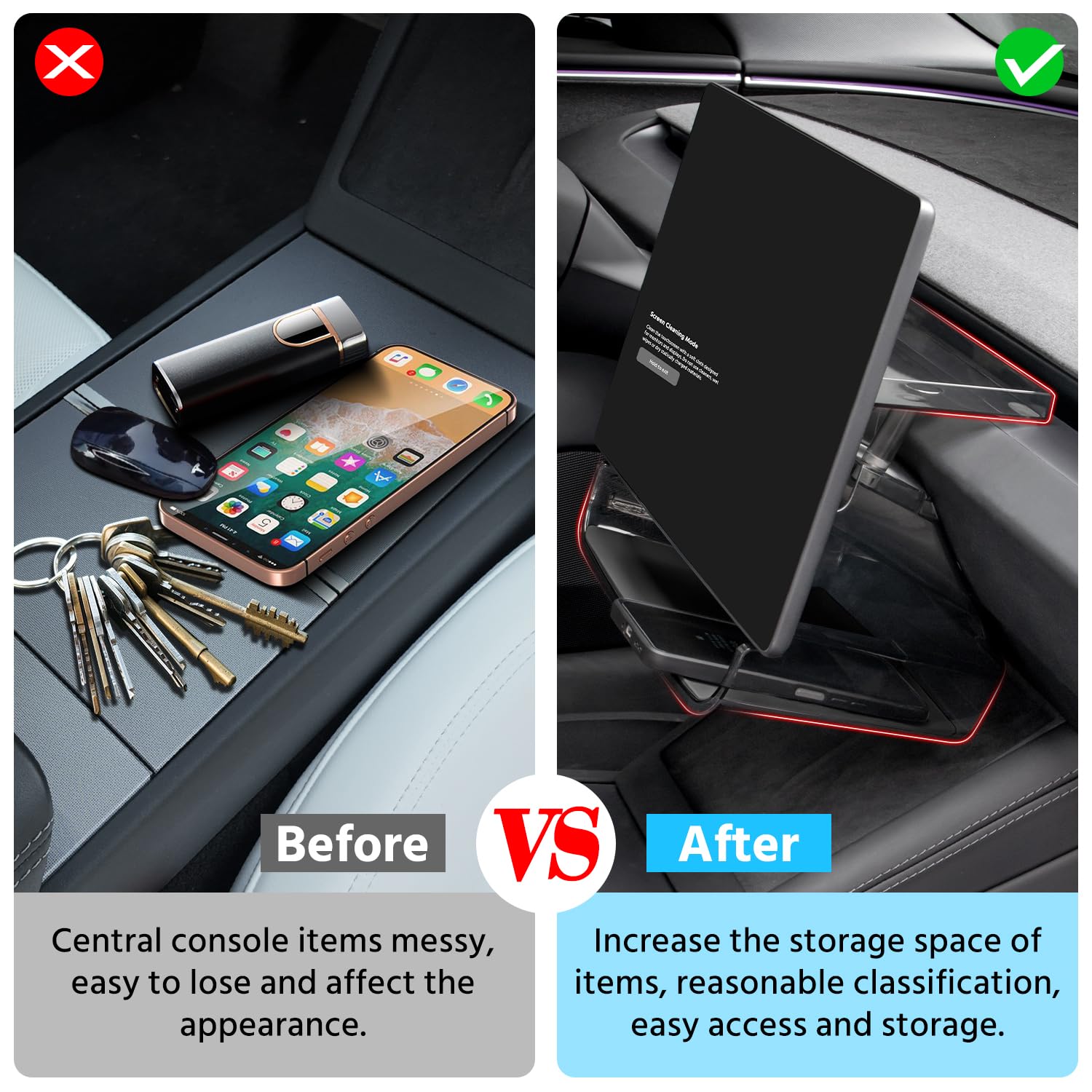 Snapklik.com : Farmogo Under Screen Storage Organizer Compatible