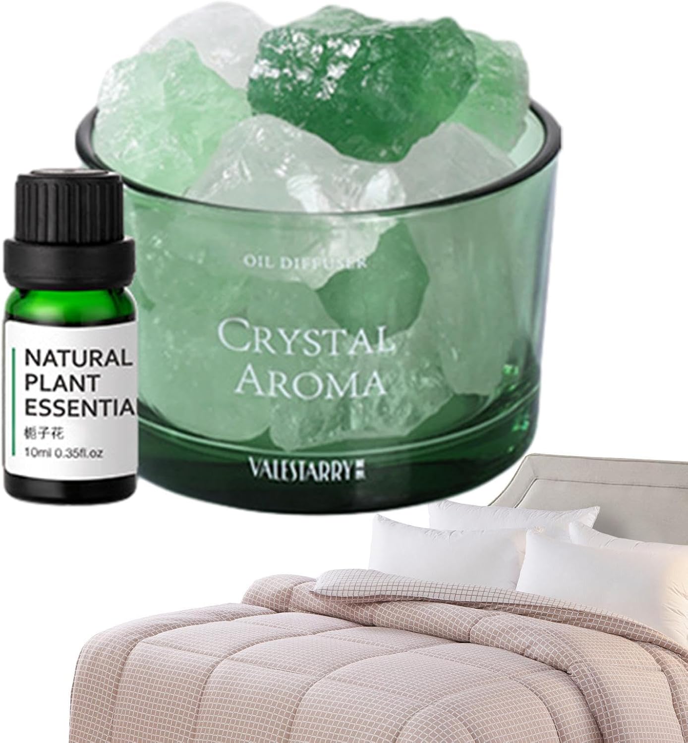 Stone Oil Diffuser,Aesthetic Diffuser with Natural Essential Oils and ...