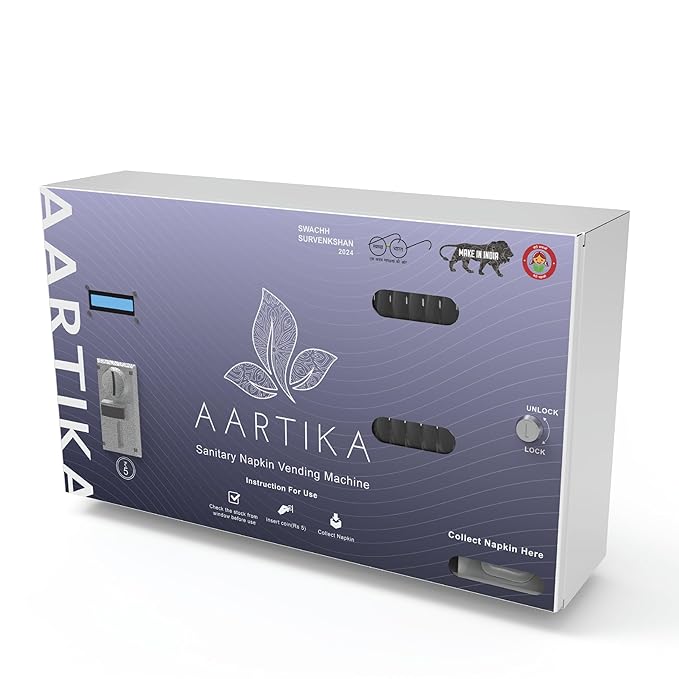 Buy AARTIKA™ Mild Steel Sanitary Napkin Vending Machine with 50 ...