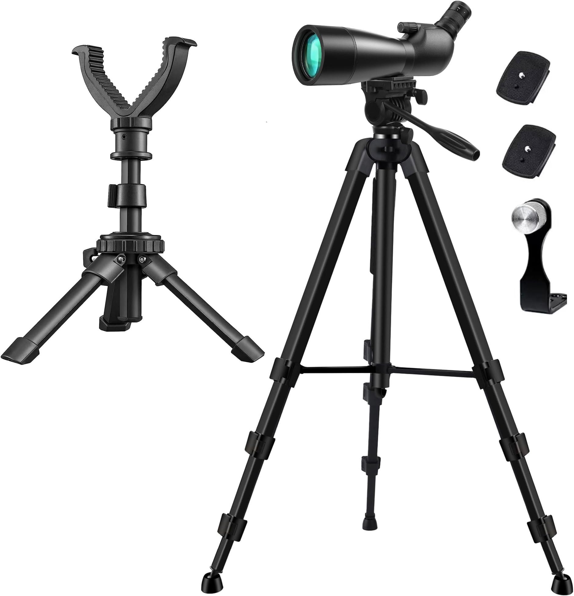 Amazon.com : Spotting Scope Tripod, Shooting Tripod and Compact ...