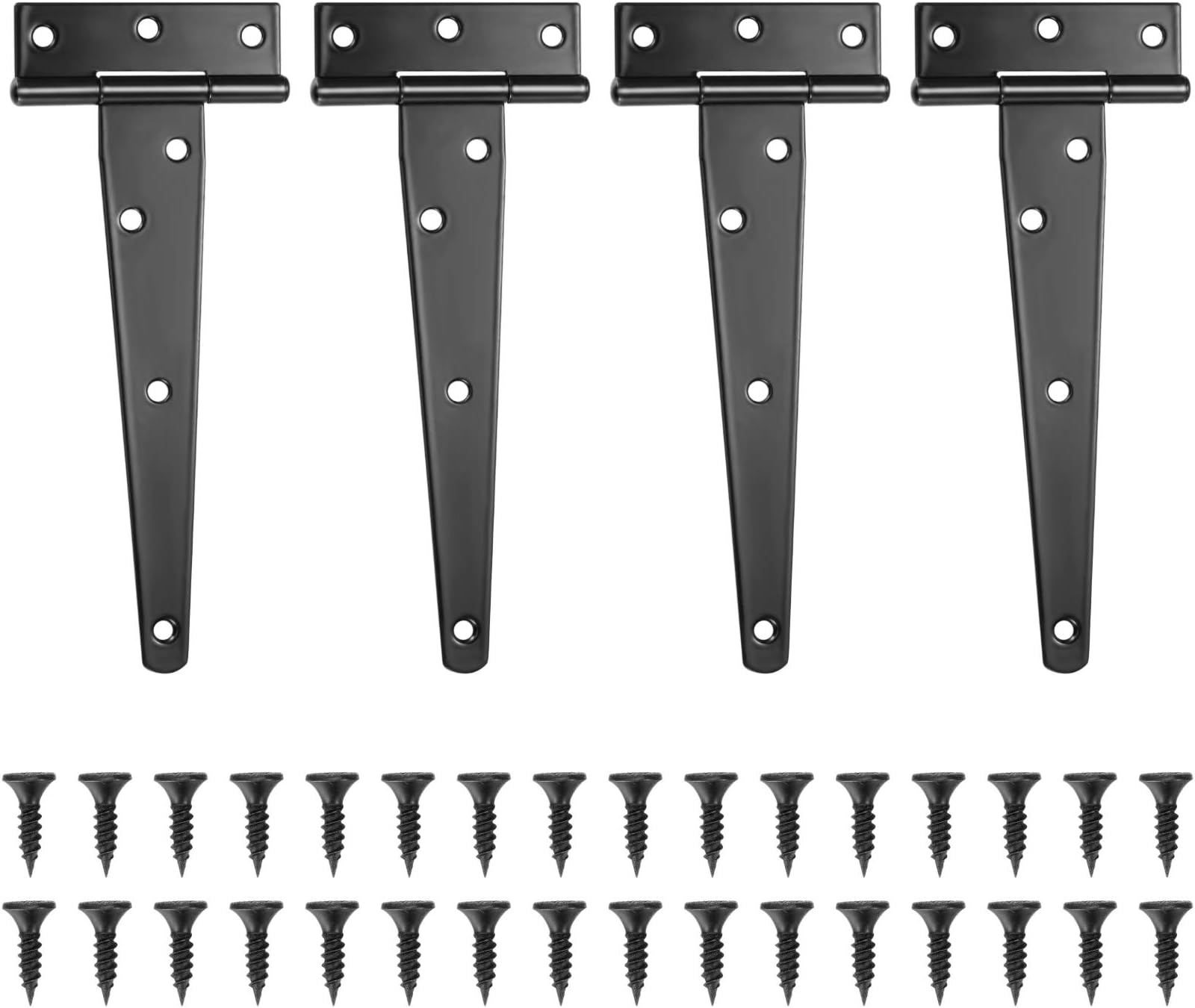 Dovewill Heavy Duty Silver 316 Stainless Steel Triangle T Hinge Wooden ...