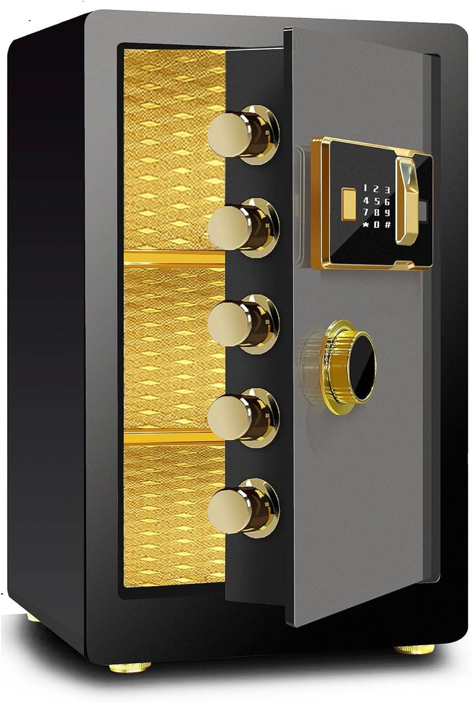 Amazon.com: TREEYX Home Safe, Anti-theft Lock Box for Cash Savings Put ...