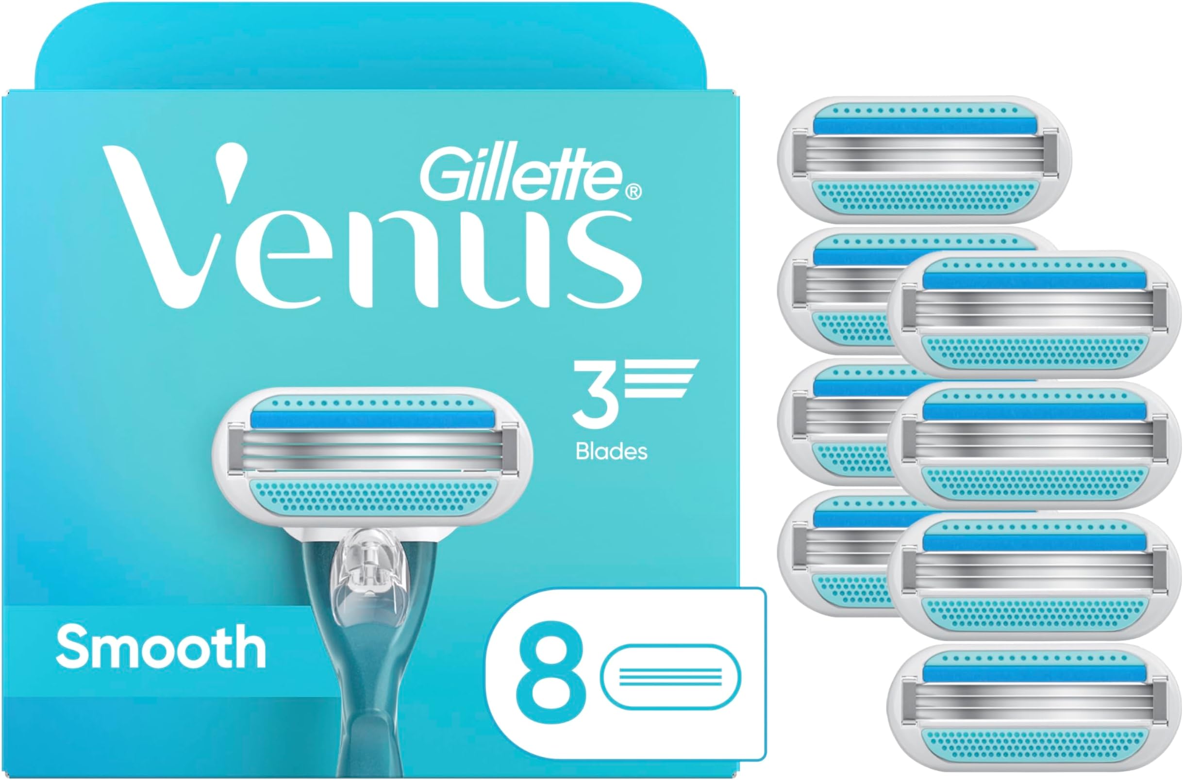 Amazon.com: Gillette Mach3 Sensitive Razors for Men, 1 Handle, 5 Blade ...