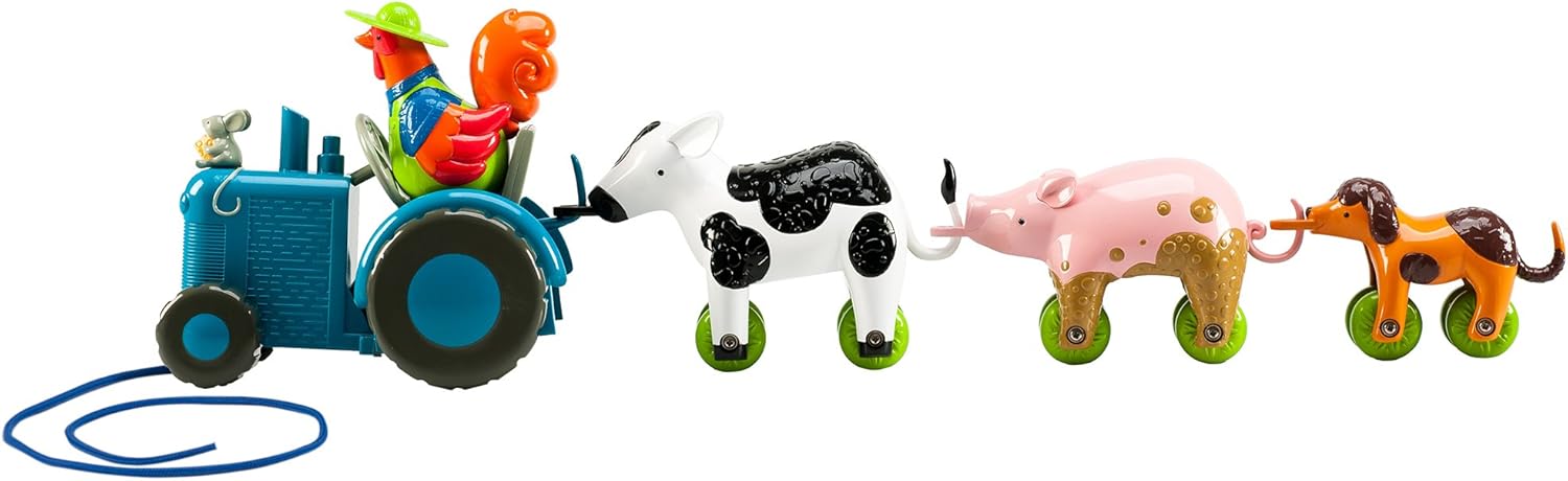 Amazon.com: Educational Insights Bright Basics Tractor Pull, Farm ...