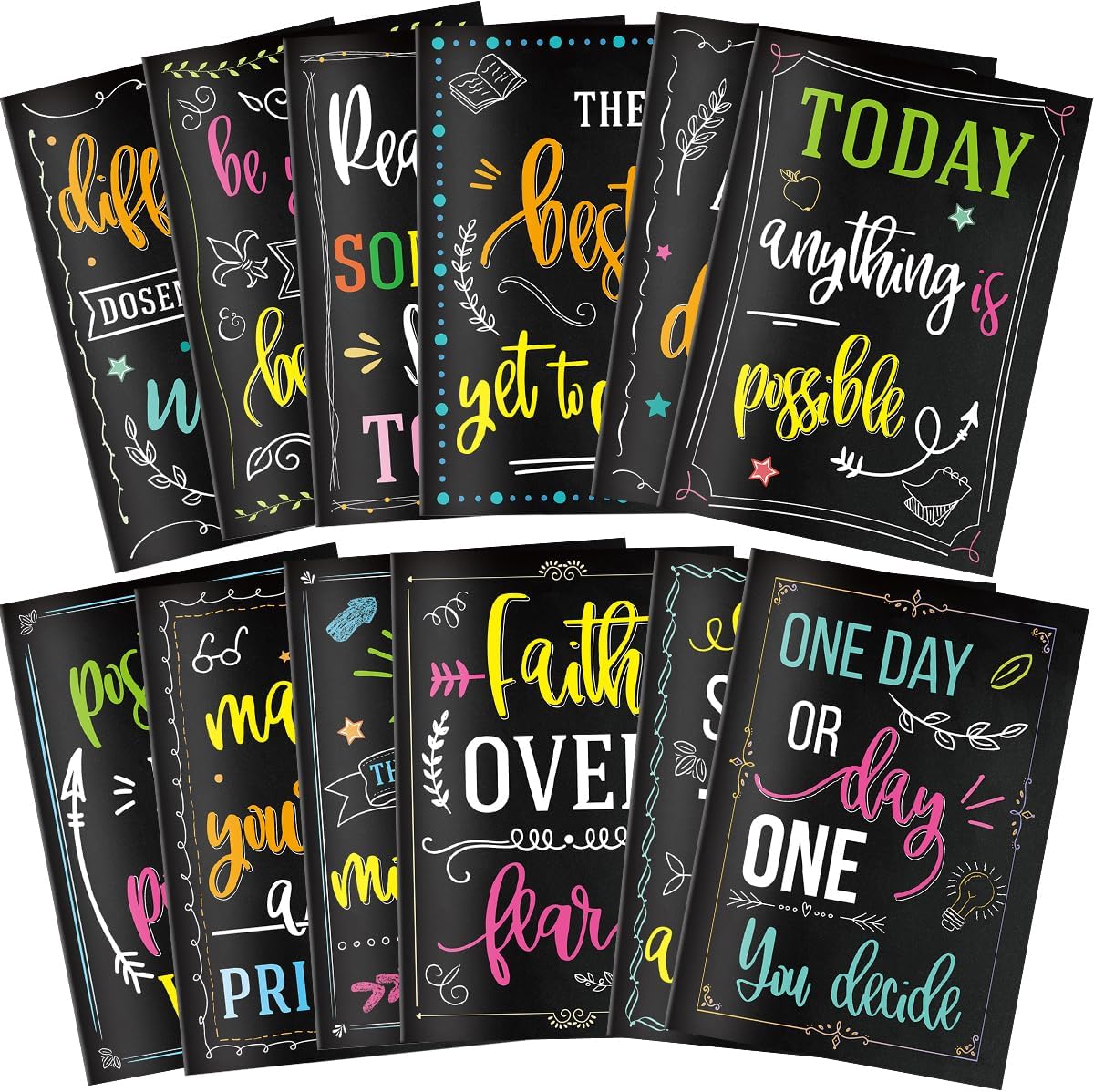 Amazon.com : FANCY LAND Inspirational Notepads Pocket Notebooks Mini ...