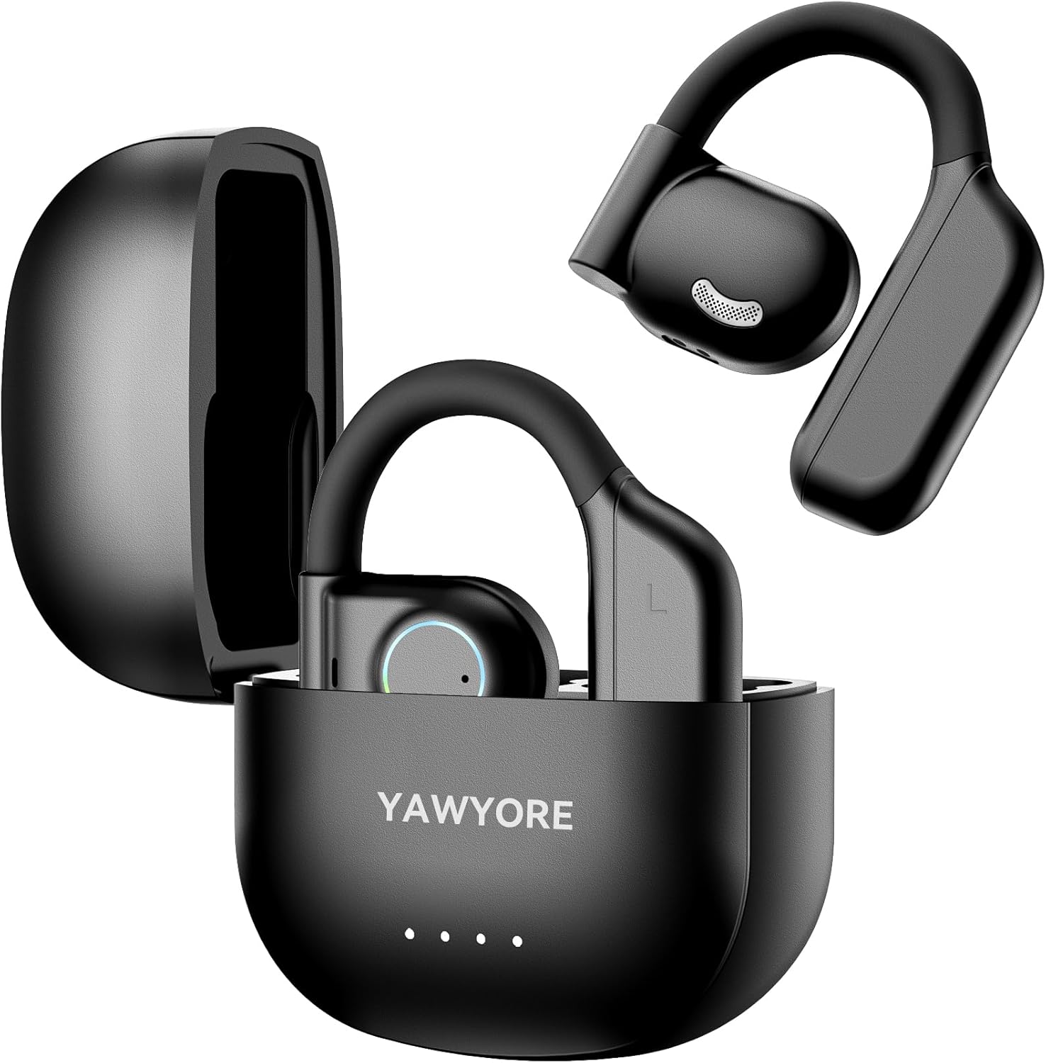 Amazon.com: YAWYORE Open Ear Headphones Wireless Bluetooth 5.3 Earbuds ...