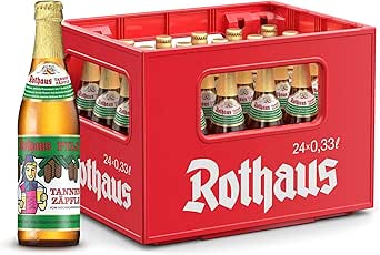 Rothaus Pils (Tannenzäpfle) 5.1% - 24 x 330ml (33cl) Bottles. German ...