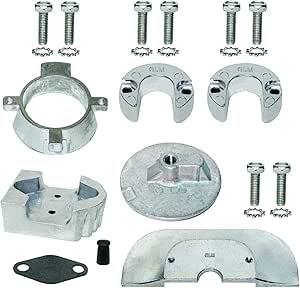 Aluminum Anode Kit MerCruiser Alpha 1 Gen 2 zinc Salt Water outdrive ...
