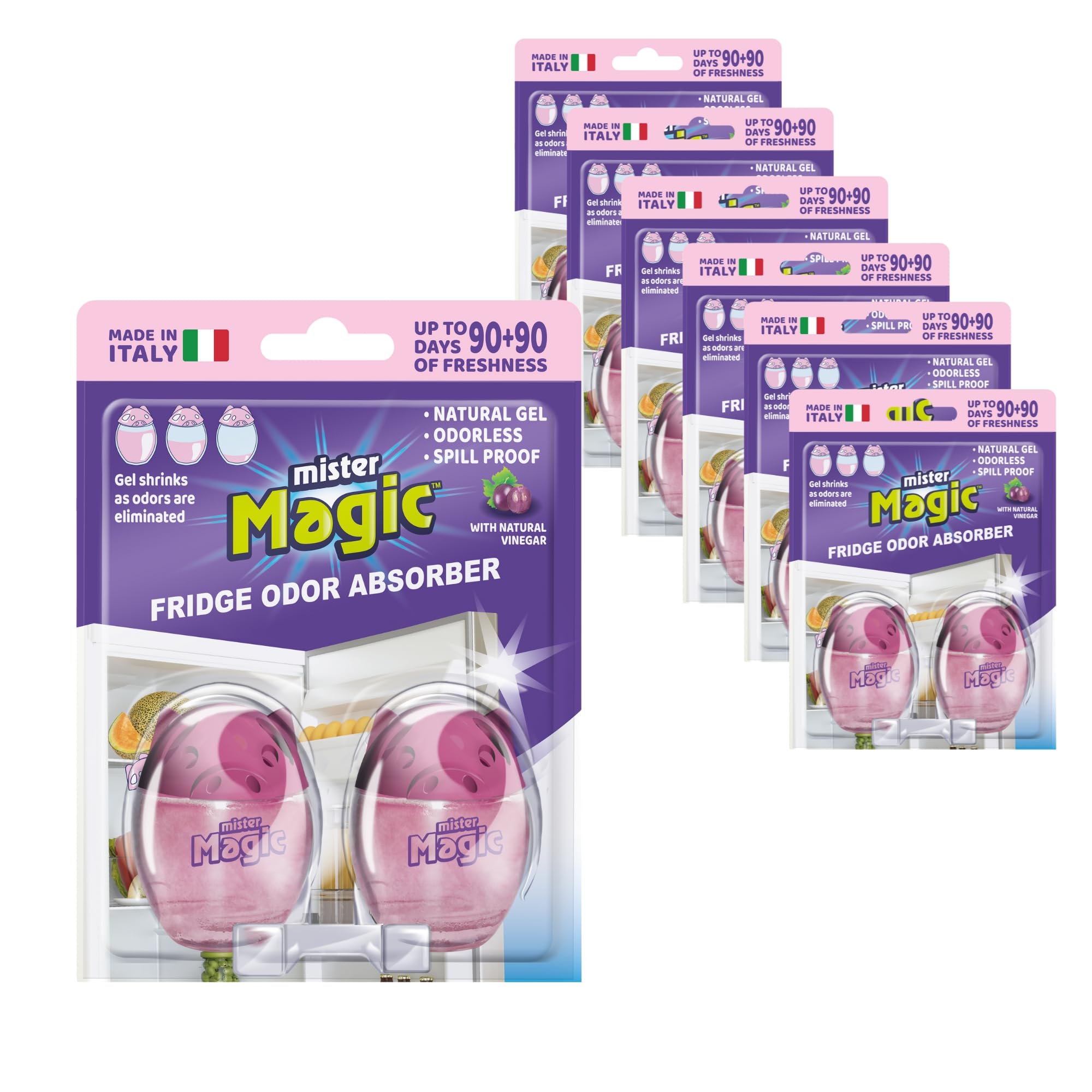 Mister Magic Refrigerator Odor Absorber Fridge Deodorizer Long Duration ...