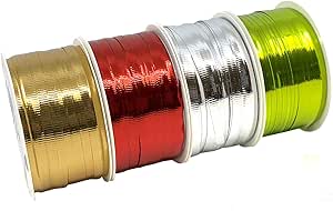 Amazon.com: Morex Ribbon Metallic Curling Ribbon, 3/16 inch by 500 ...