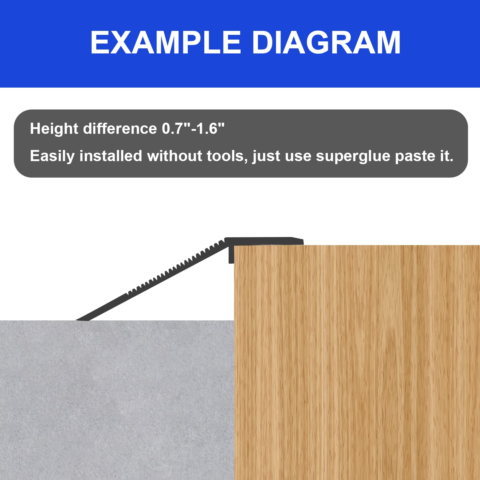 Snapklik.com : NeatiEase Threshold Ramps For Doorways, 48" Metal Floor ...