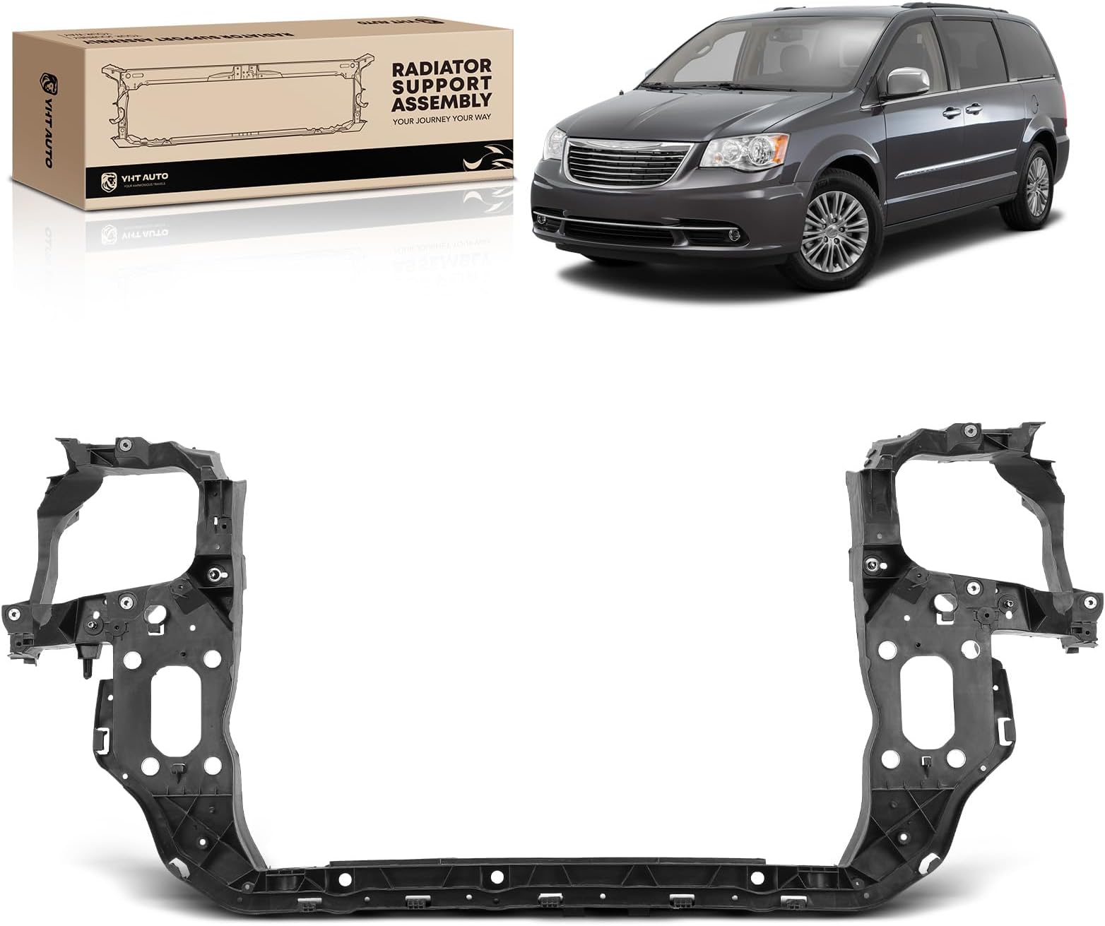 Amazon.com: YHTAUTO Radiator Support Cover Panel Compatible with 2008 ...