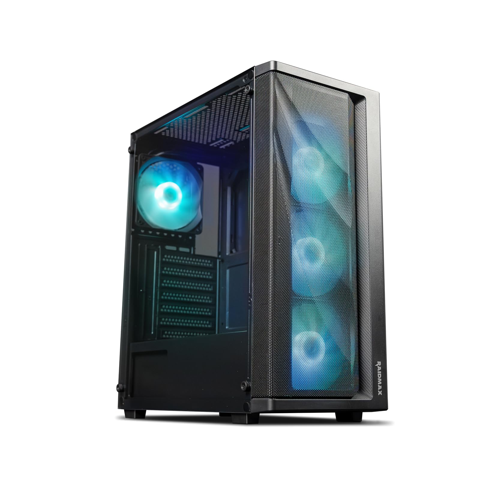 Amazon.com: Raidmax ATX Mid Tower Gaming Case with ARBG/RGB Light Fans ...