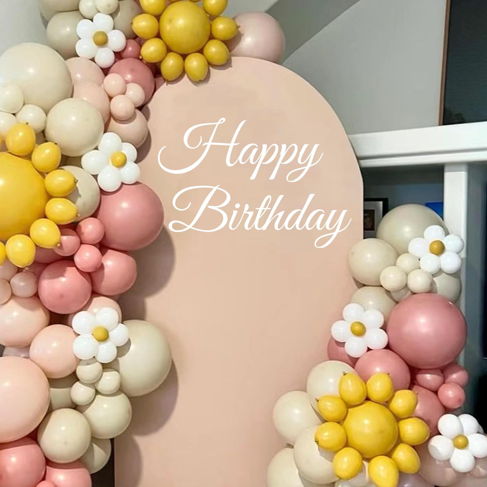 Amazon.com : Qrante 3D Print Birthday Cake Topper Backdrop Funny Girls ...