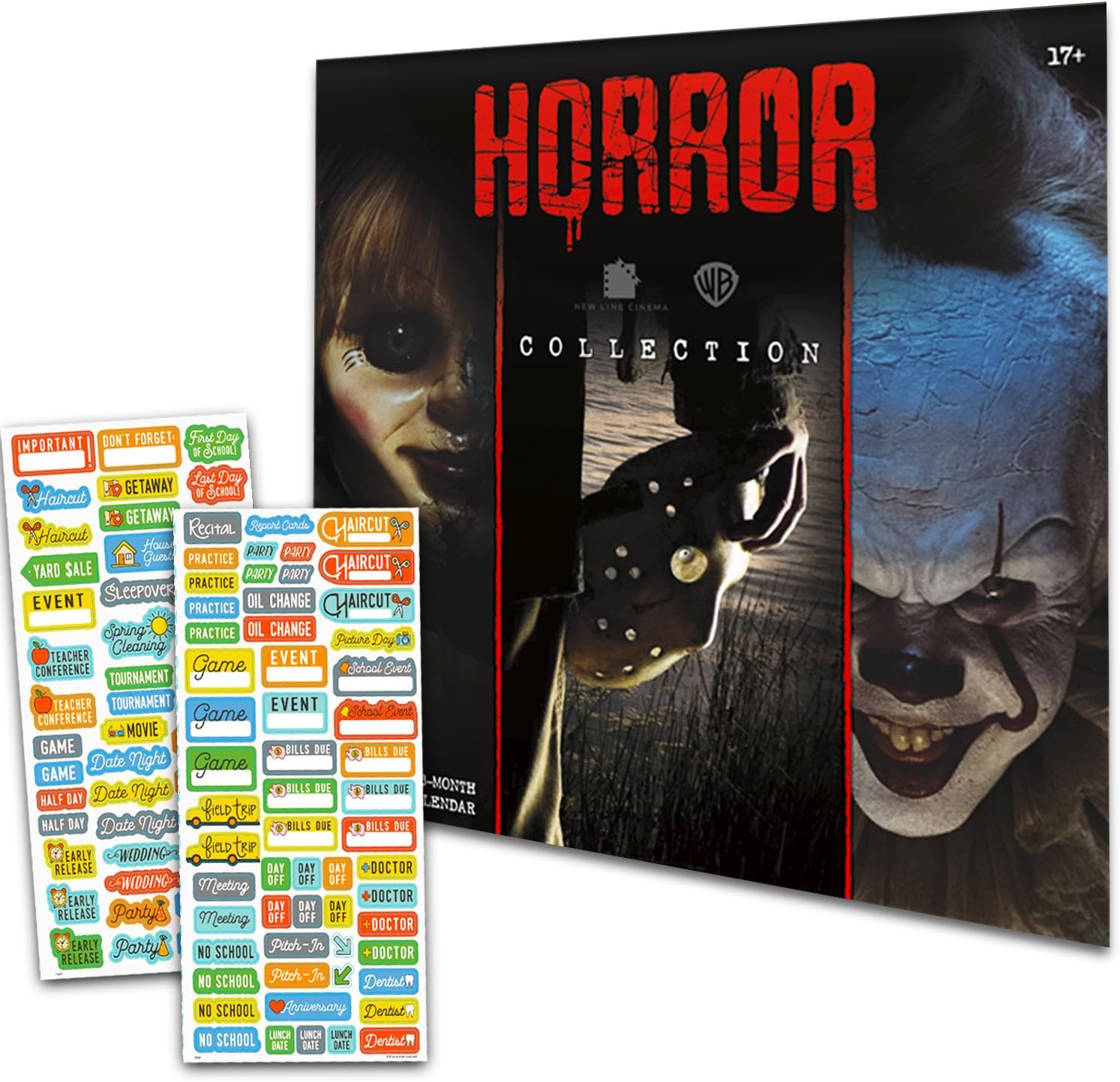 Amazon.com: Classic Horror Movies Calendar 2025 - Deluxe 2025 Scary ...