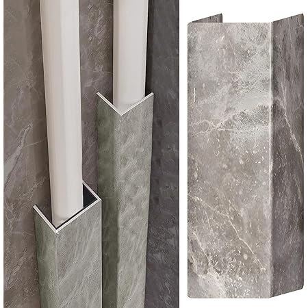 Pipe Hider Wall, D(LxDxW)-Type 140-10-10cm/55.1-3.9-3.9in, Pipeline ...