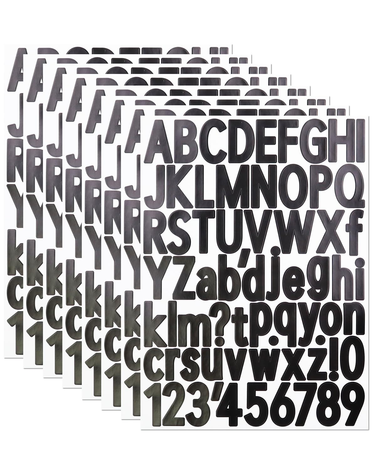 Amazon.com: 1.5 Inch Letter Stickers, 544 Pieces Alphabet Number Symbol ...